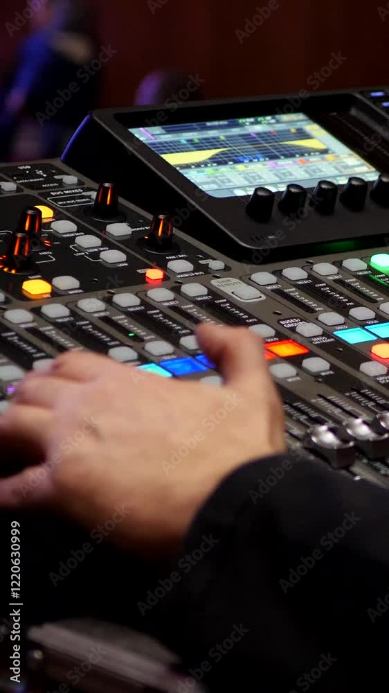Vertical. Digital mixing console. Mastering the mix, a digital canvas ...