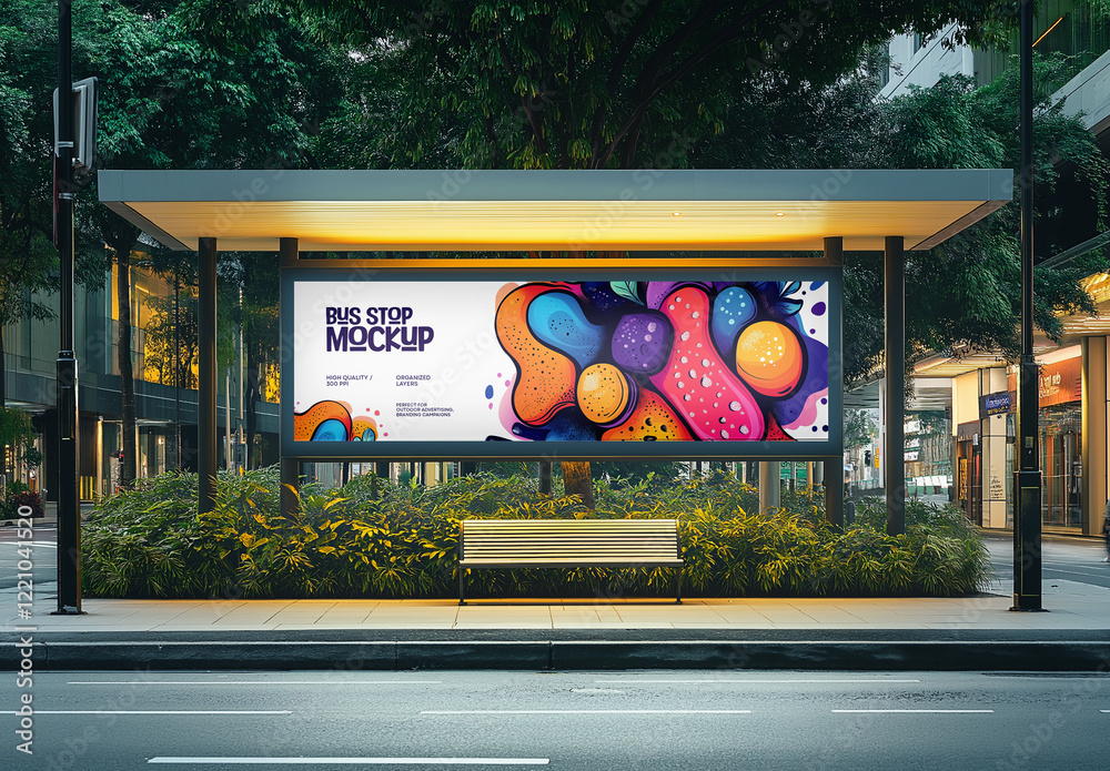 Bus Stop Mockup: Perfect for Outdoor Advertising, Billboards, and ...