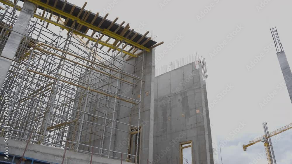 Installation of reinforcement mesh marks key step in wall construction ...