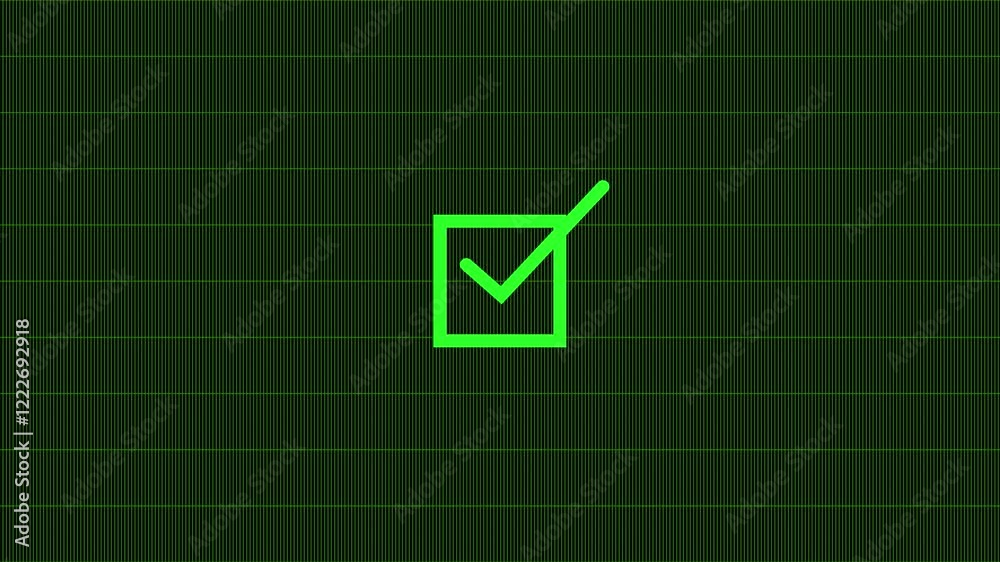 Simple Check mark icon, positive tick symbol of approved, success ...