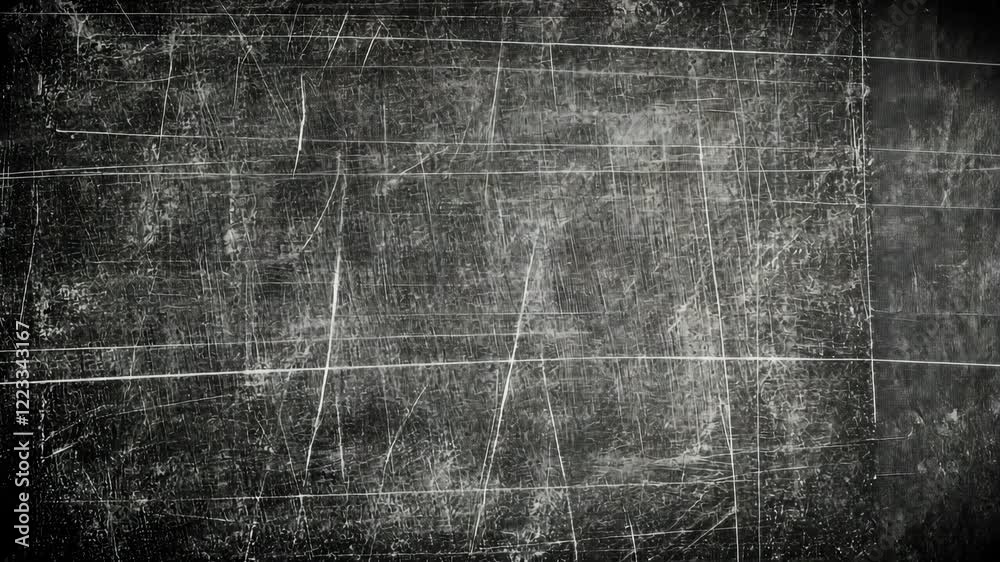 Blackboard surface with intricate scratches and markings in a classroom ...