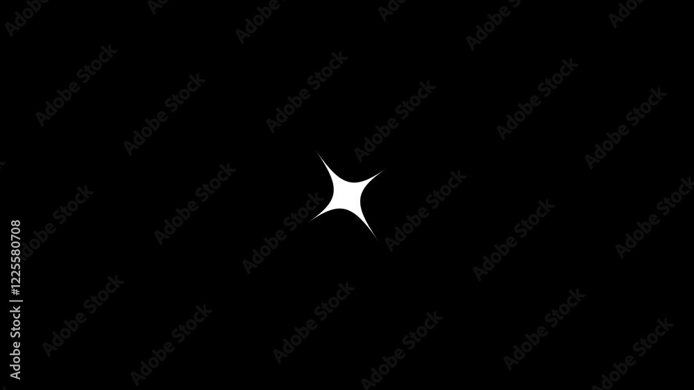 Twinkling Star Effects, parkle Star animation, blinking light effect on ...