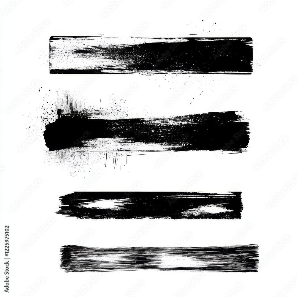 Photo & Art Print Create a hand-drawn rectangular frame with a modern ...