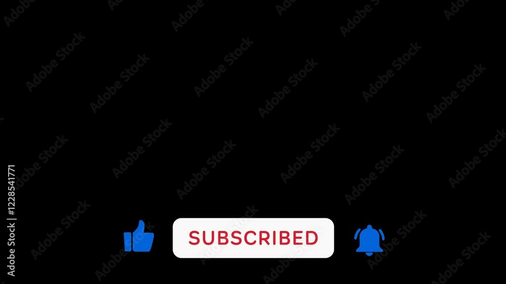 Like subscribe and comment button popup for youtube or social media ...