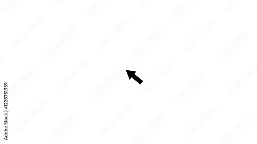 Mouse pointer click icon animation.Cursor icon. Mouse cursor Pointer ...
