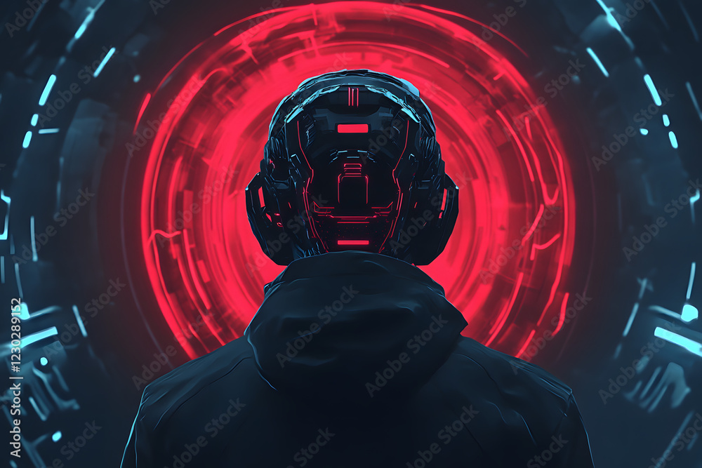 Poster Artificial Intelligence Roboter, AI Agent technology, Virtual ...