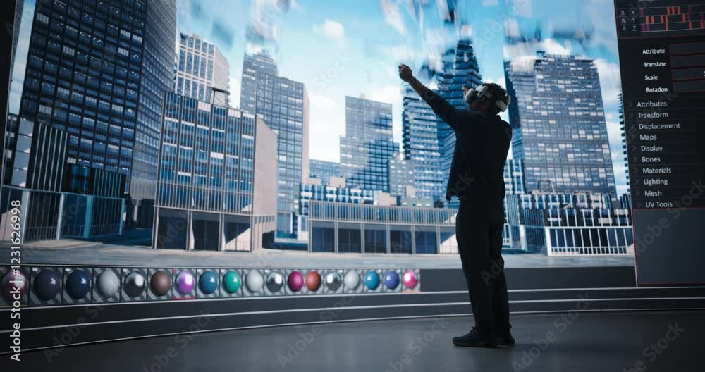 Young Male Architect Explores the Possibilities of Parametric Design ...