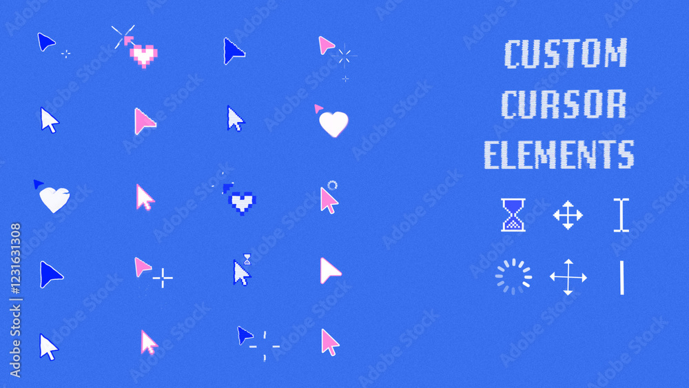 Custom Cursor Elements Stock Template | Adobe Stock