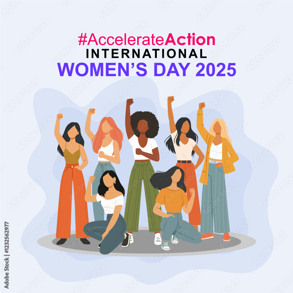 Poster Accelerate Action Campaign Pose - International Women's Day 2025 ...