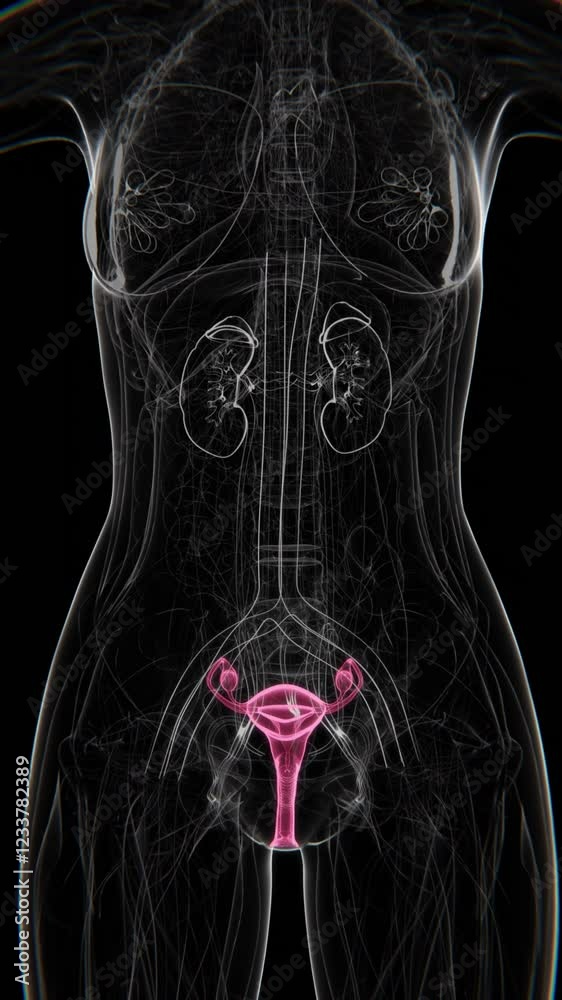 Female reproductive system Indication X-ray vertical video ...