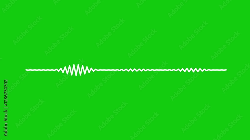 Sound Wave Animated. Audio Waveform Spectrum Animation. Audio ...