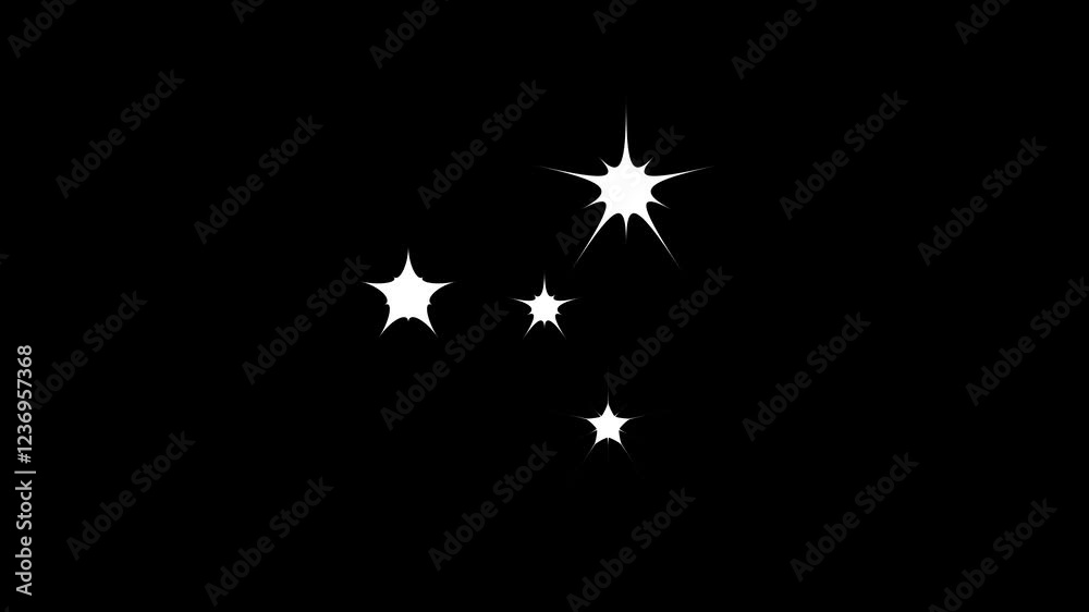 Magical Sparkling Stars 4K Animation, Glowing Twinkling Lights for ...