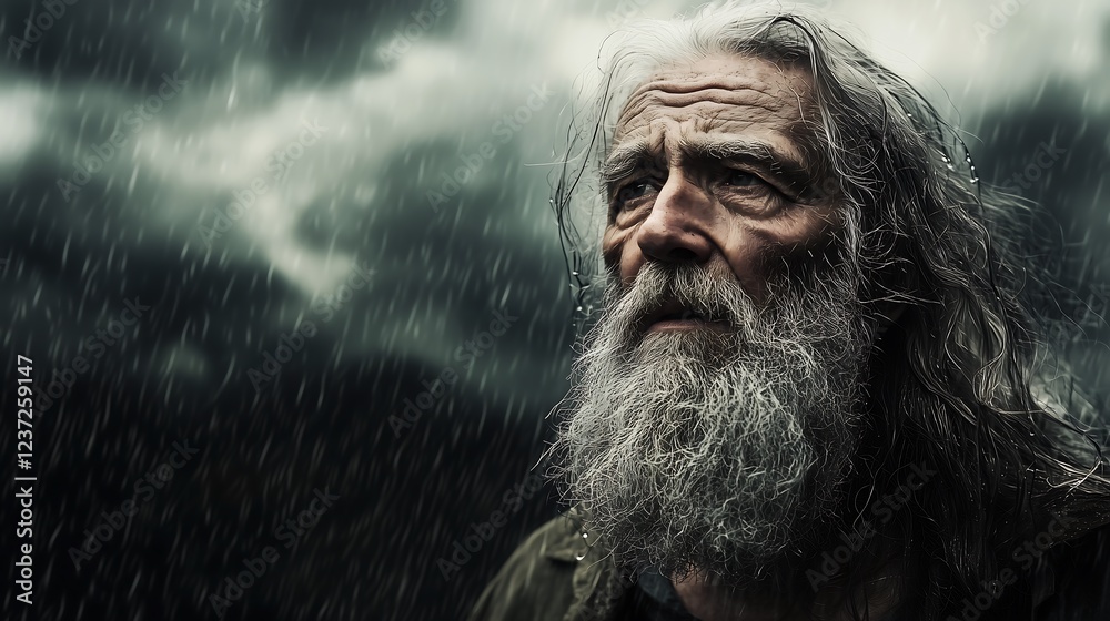 Photo & Art Print Noé, Arca de Noé, dilúvio, chuva intensa, Antigo ...