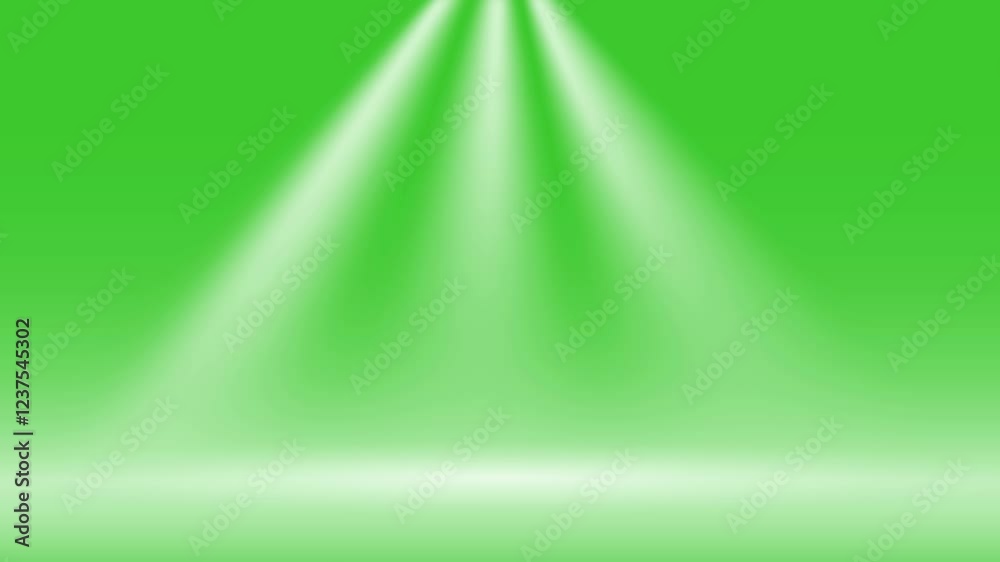 Vidéo Stock Top center sun rays or god bless rays on green screen. Lens ...
