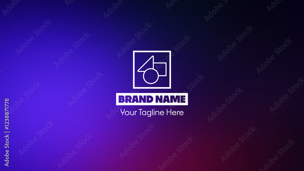 Logo Reveal with Brand Name Animation Stock Template | Adobe Stock