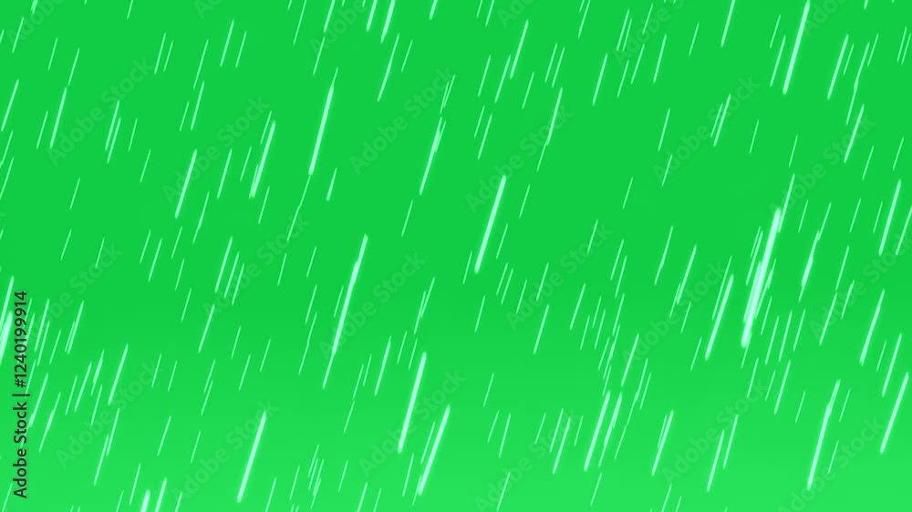 rain green screen. Rain drops on black background. Rain template ...