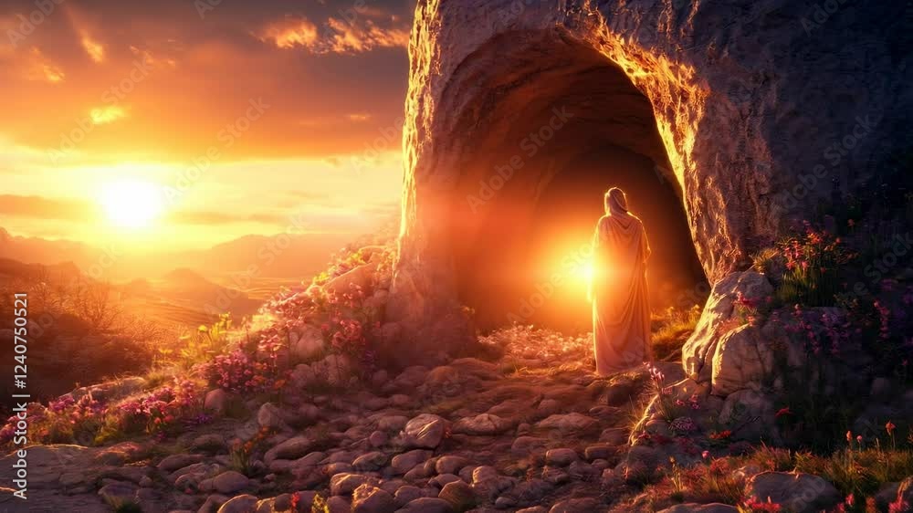Easter Video: Cave of the Resurrection of Jesus Christ at Dawn, Mary ...