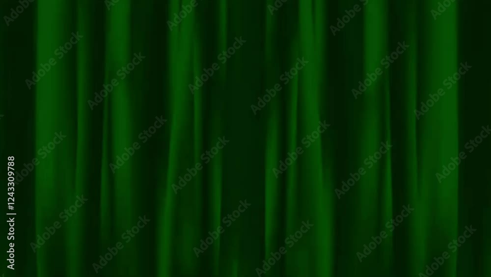 Curtain Open Close Animation Effects Overlay Green Screen Video. A ...
