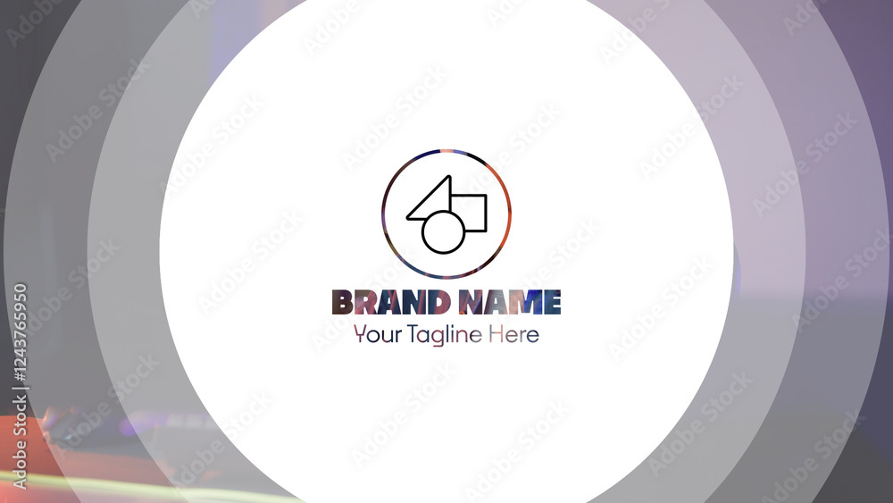 Circle Slide Logo Animation Stock Template | Adobe Stock