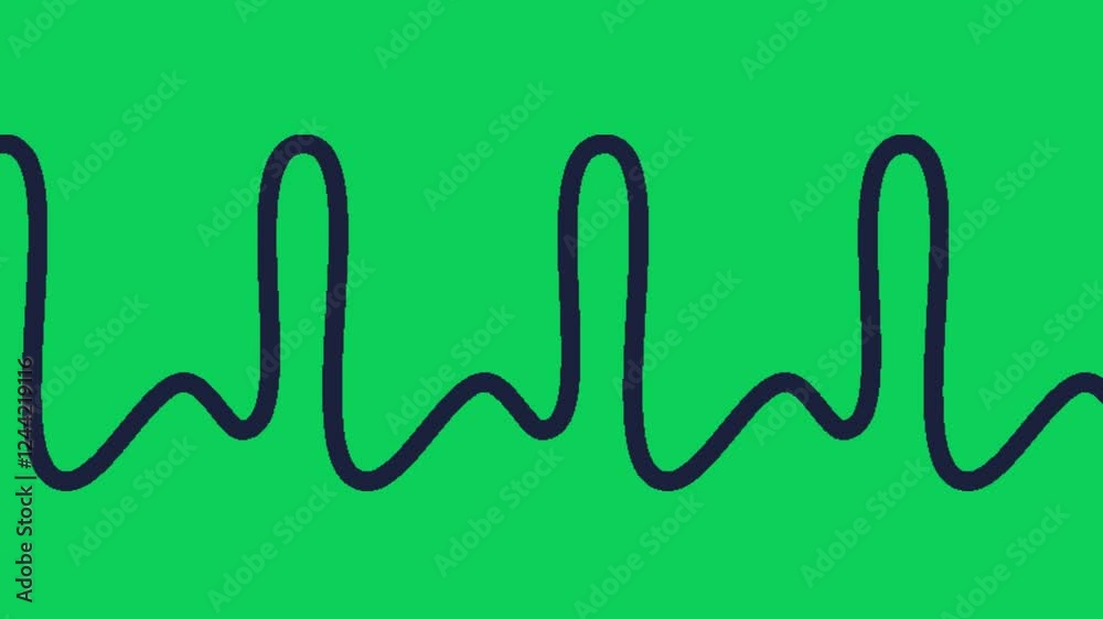heartbeat line. heart pulse ecg beat rhytm graph animation. cardio ...