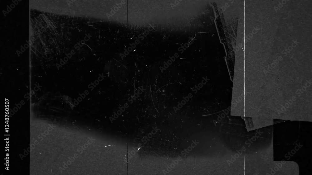 Glitch effect with distorted frames and pixelated digital breakdowns ...