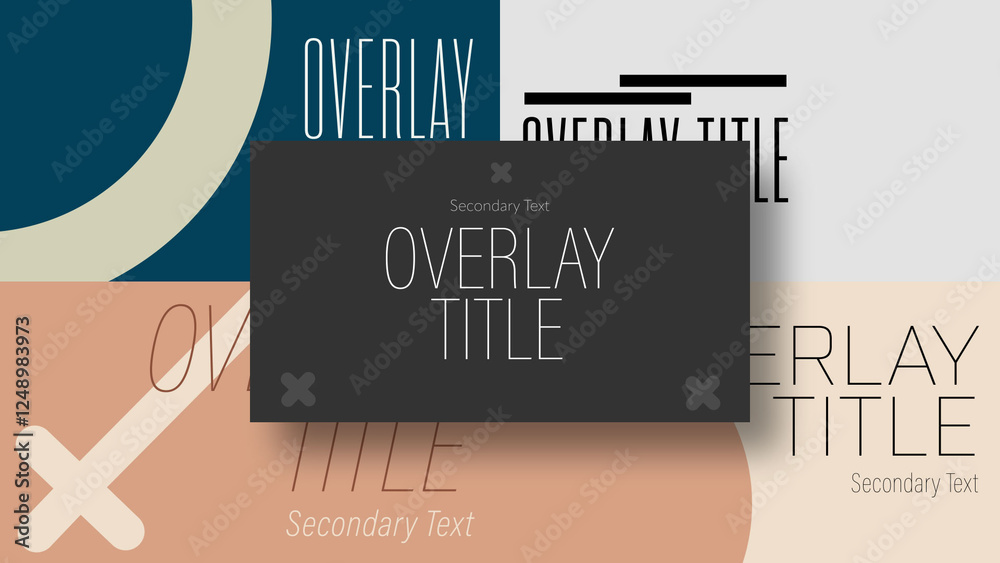 Creative Title Sequences | Motion Titles with Control Panel Stock Template | Adobe Stock