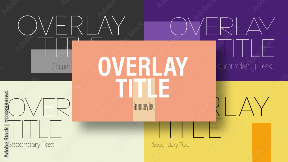 Dynamic Business Titles | Motion Titles with Control Panel Stock ...
