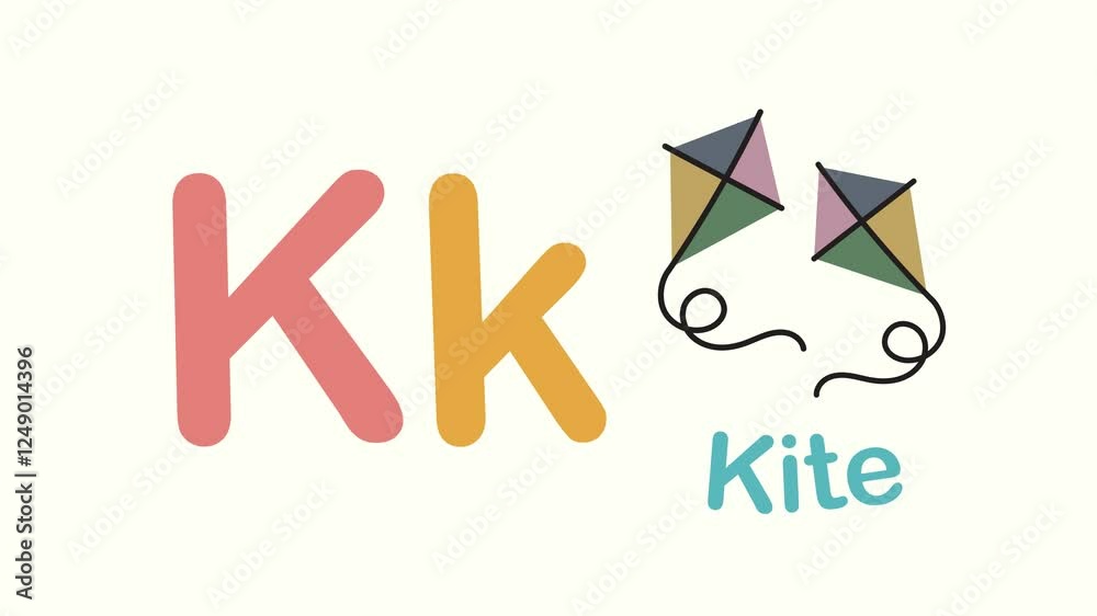 Fun ABC animated learning alphabet K for kids. Engaging nursery rhymes ...