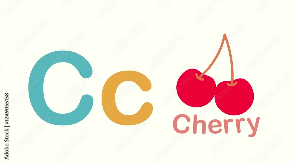 Fun ABC animated learning alphabet C for kids. Engaging nursery rhymes ...