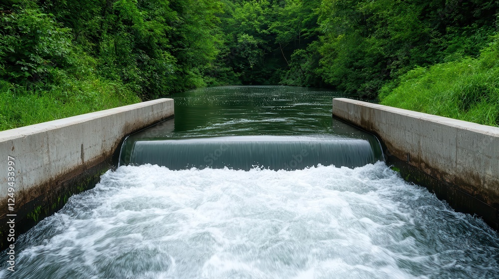Poster Hightech selfcleaning river filtration system restoring polluted ...