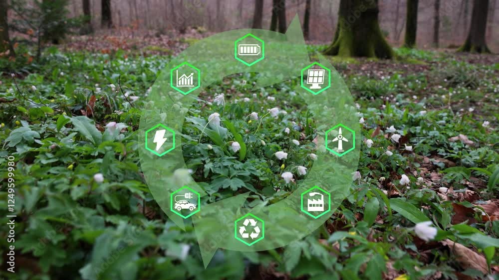 CO2 reduce.Net zero. Net zero emission, 2050, carbon neutral concept ...