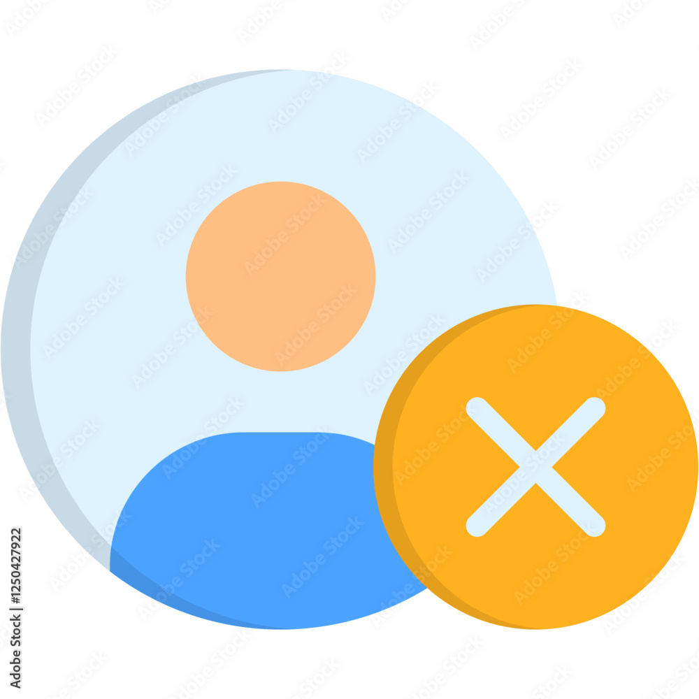 Poster Ban User Icon – Wall Art | UkPosters