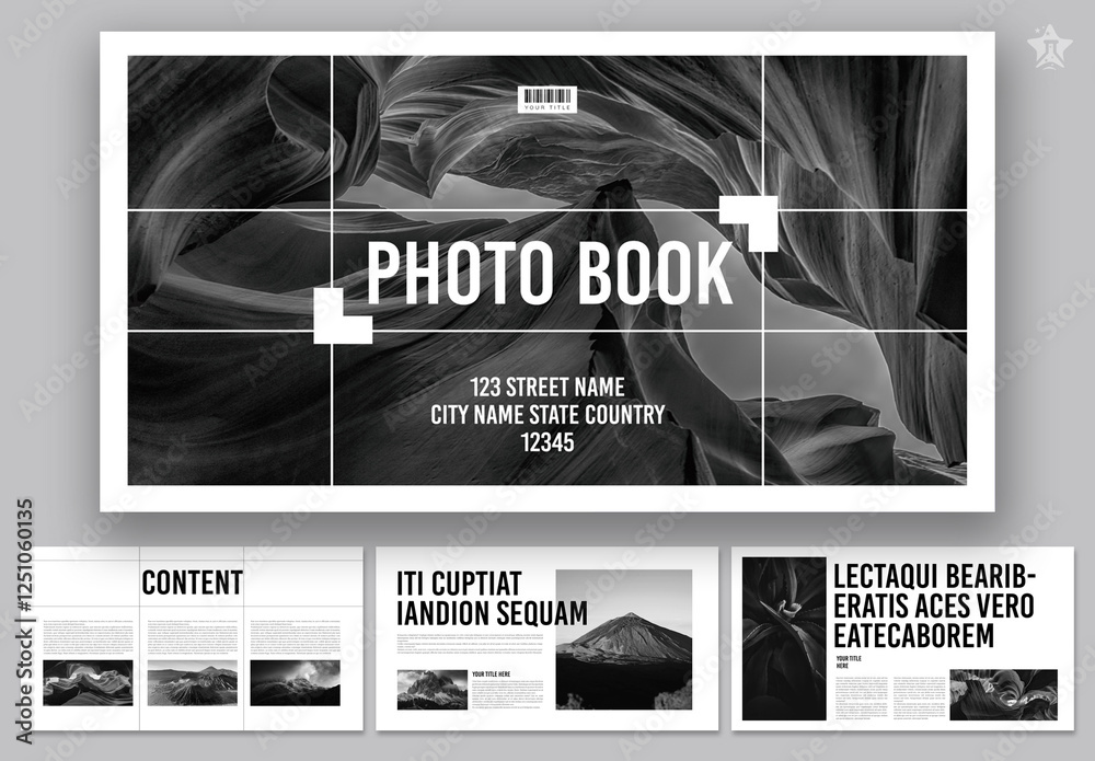 Photo Book Presentation Template Stock Template | Adobe Stock