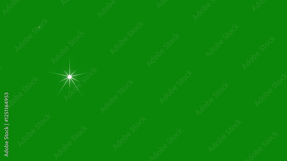 Cosmic Starry Sky with Twinkling Stars & Glowing Light Effects - 2D ...