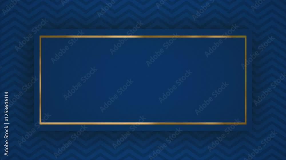 Elegant Blue Background with Gold Border - Perfect for Opening ...