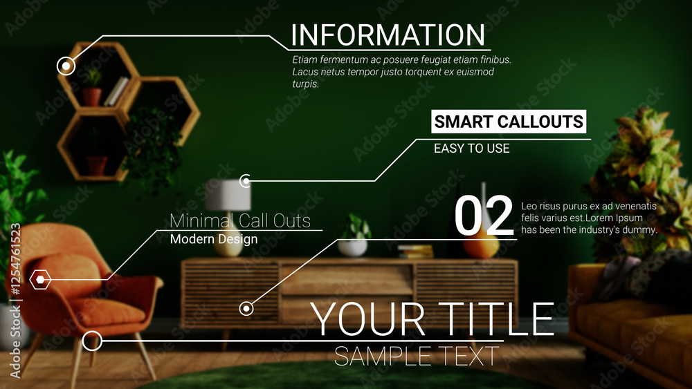 Minimal Call Out Titles Stock Template | Adobe Stock