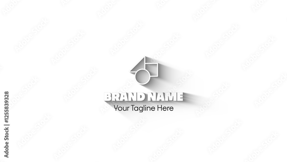 Shadow and Clean Logo Reveal Stock Template | Adobe Stock