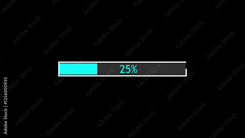 Loading progress bar. Loading Animation Icon on transparent background ...