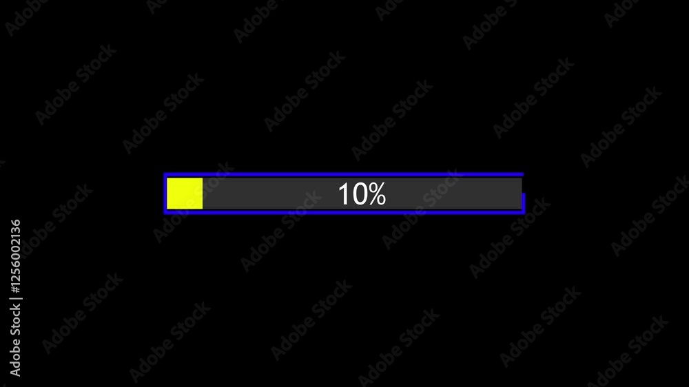 Loading progress bar. Loading Animation Icon on transparent background ...