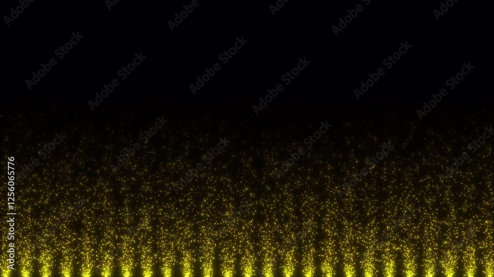 Video „Falling Particles Animation on Transparent Background. Realistic ...