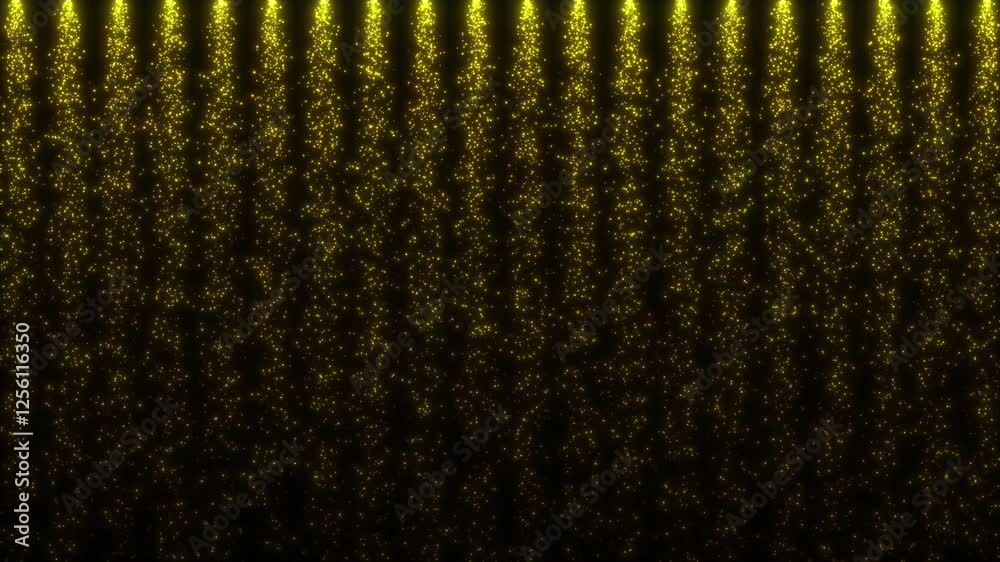 Falling Particles Animation on Transparent Background. Realistic Dust ...