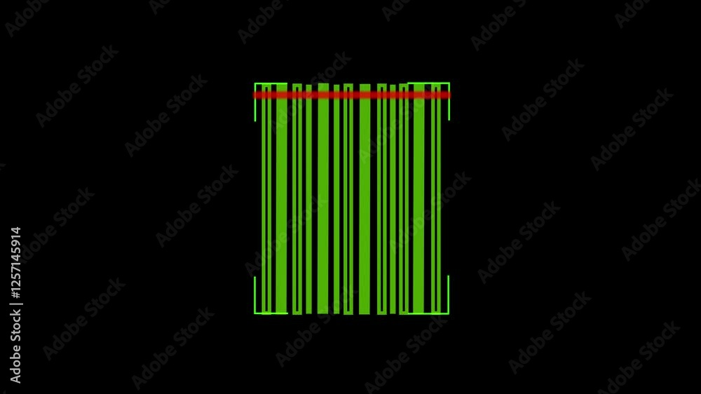 QR code scanner. For selling consumer goods on the market or ad ...
