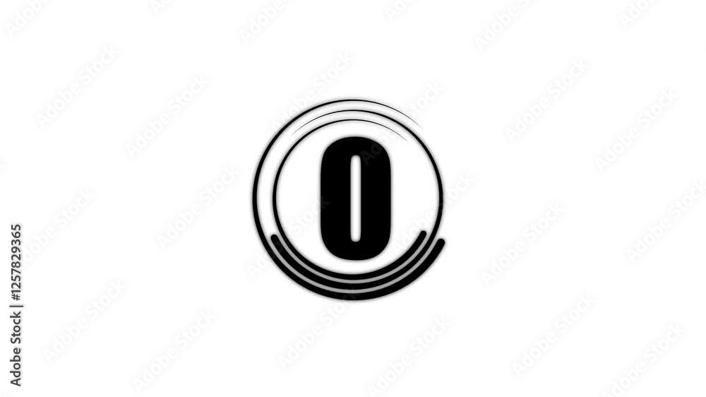 Countdown Timer Animation From 5 To 0 Seconds Countdown Animation From