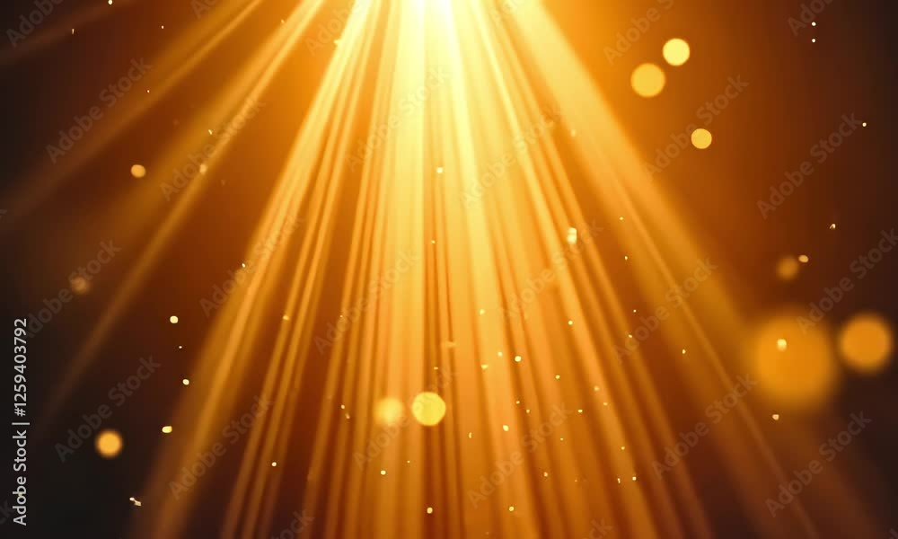 Golden Light Rays: A breathtaking image of radiant golden light rays ...