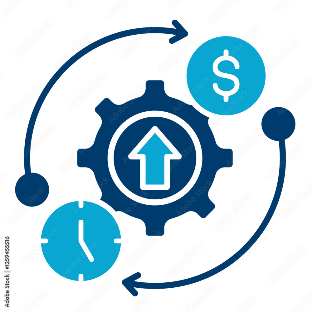 Poster Operational Efficiency Icon – Wall Art | UkPosters