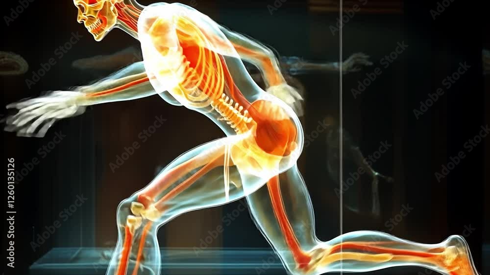 Dynamic Anatomy: This image unveils the inner workings of the human ...
