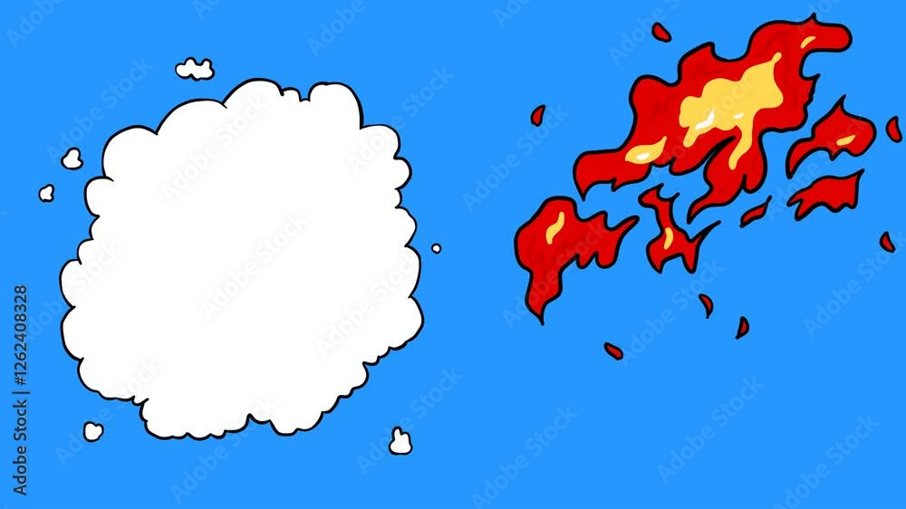 Vidéo Stock 2d Angel and devil whisper in the ear. Animation of good ...