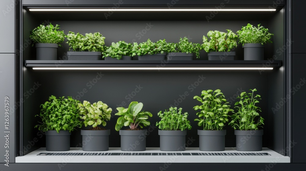Poster Futuristic composting facility featuring real time monitoring ...