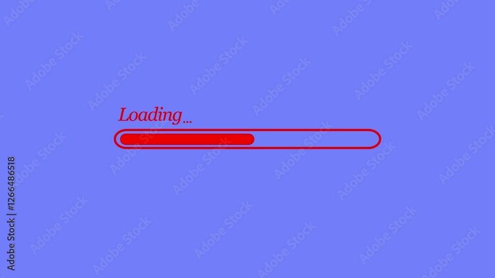 Loading Progress Bar Moving , Simple Loading bar screen progress animation. Best loading icon ...
