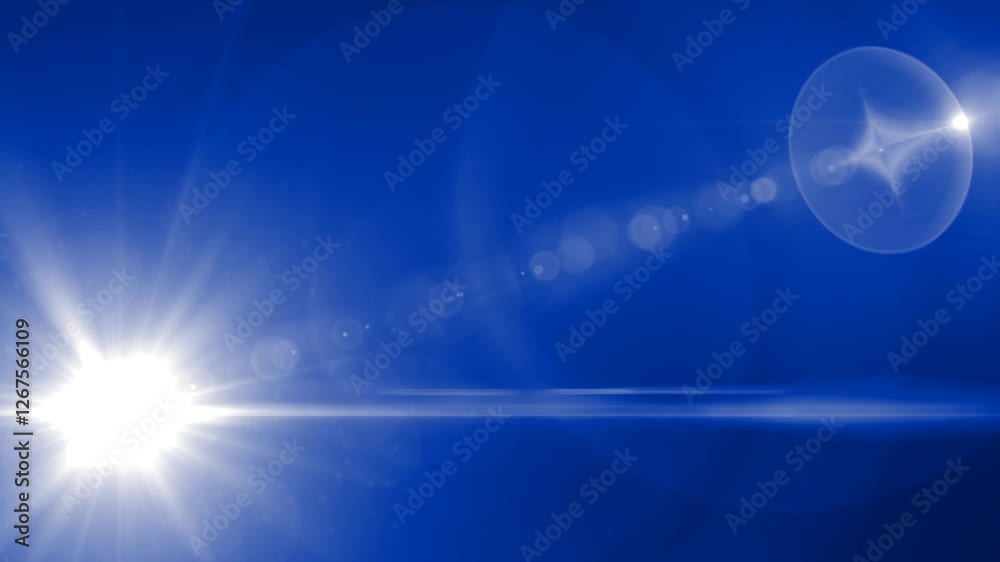 optical shine lens flares flickering rotation and light lens flares ...